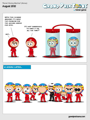 Continental Circus: Formula 1 em Cartoons - Fernando Alonso e os ...