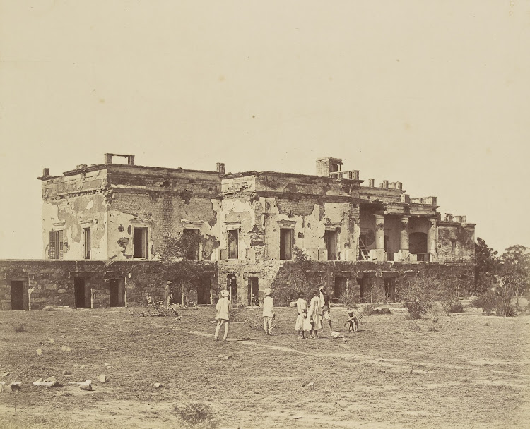Hindu Rao's House in Delhi, Heavily Damaged in Indian Mutiny of 1857 ...