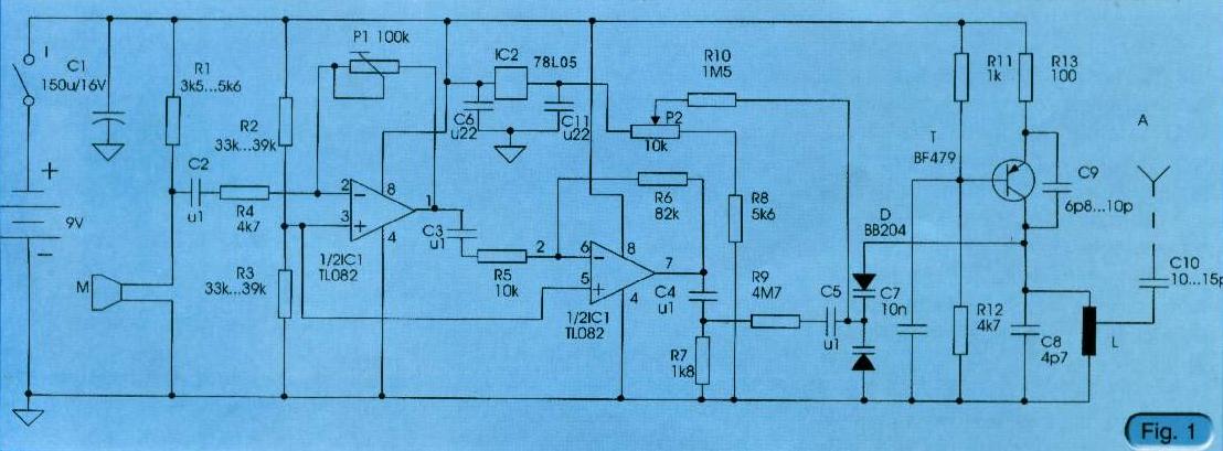 Scheme electronice si electrica: Emitator FM