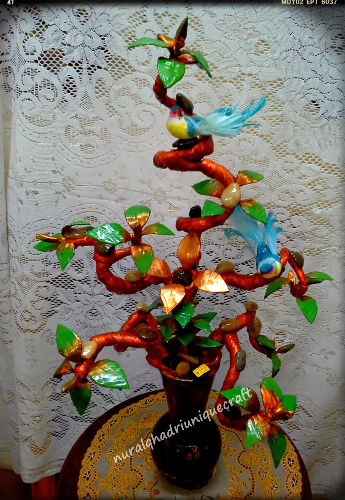 NUR AL-QHADRI UNIQUE CRAFT: KOLEKSI POKOK BONGSAI KERTAS
