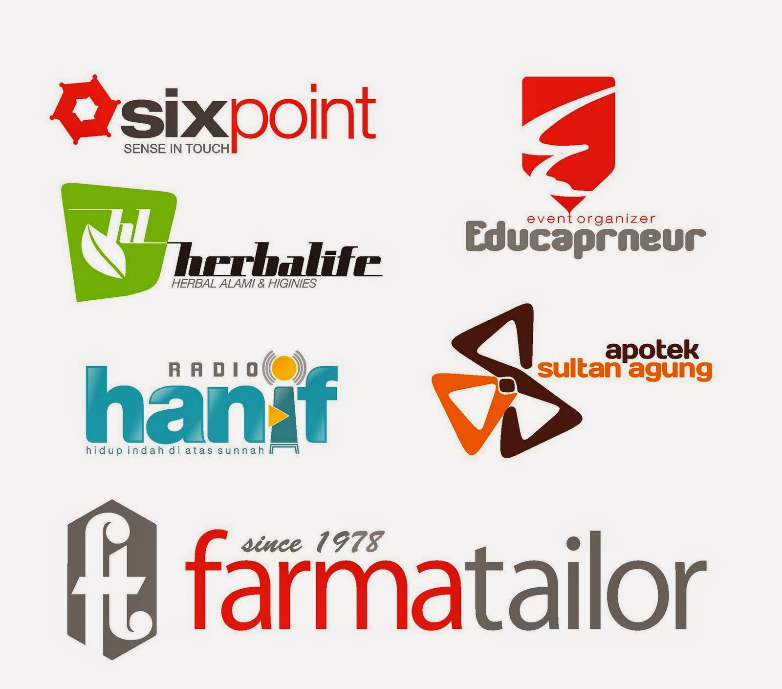 Contoh Koleksi Beberapa Desain Logo | Insya Creatip Desain