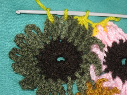 Amy: Posete si rochite din flori crosetate