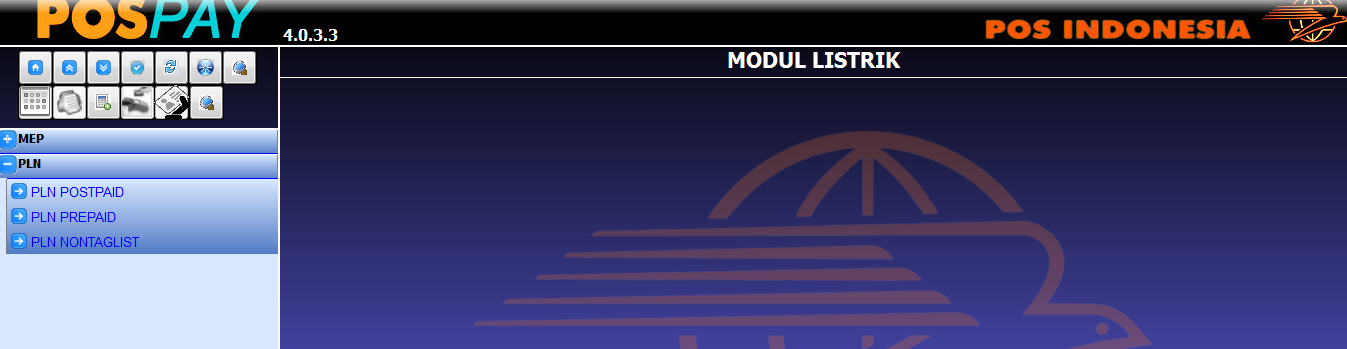 Transaksi POSPAY di loket Agen Pos