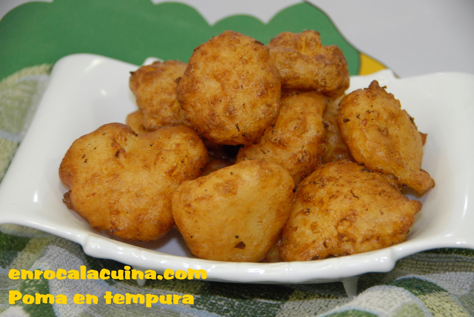 En Roc a la Cuina: Poma en tempura