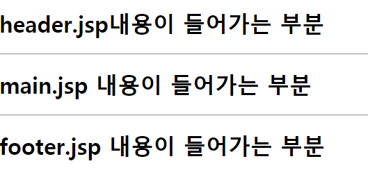 JSP - include 지시어