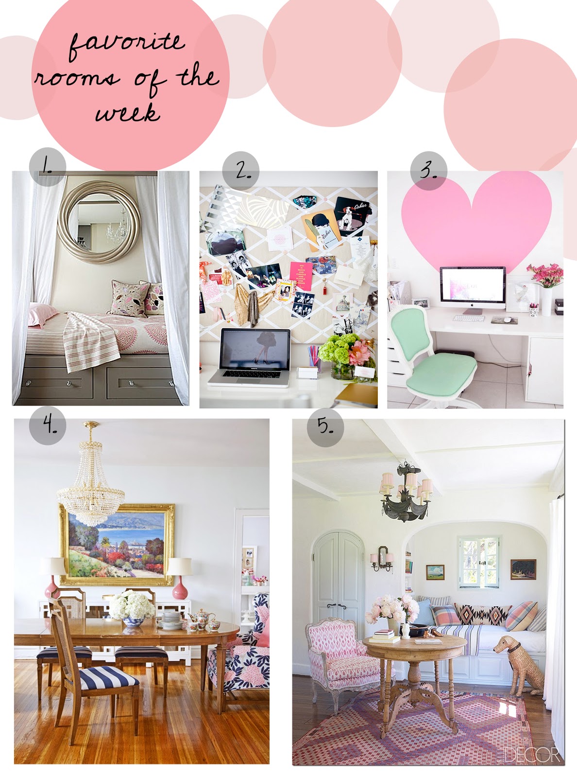 Favorite Rooms of the Week: Pink Pleasure - Michaela Noelle Designs