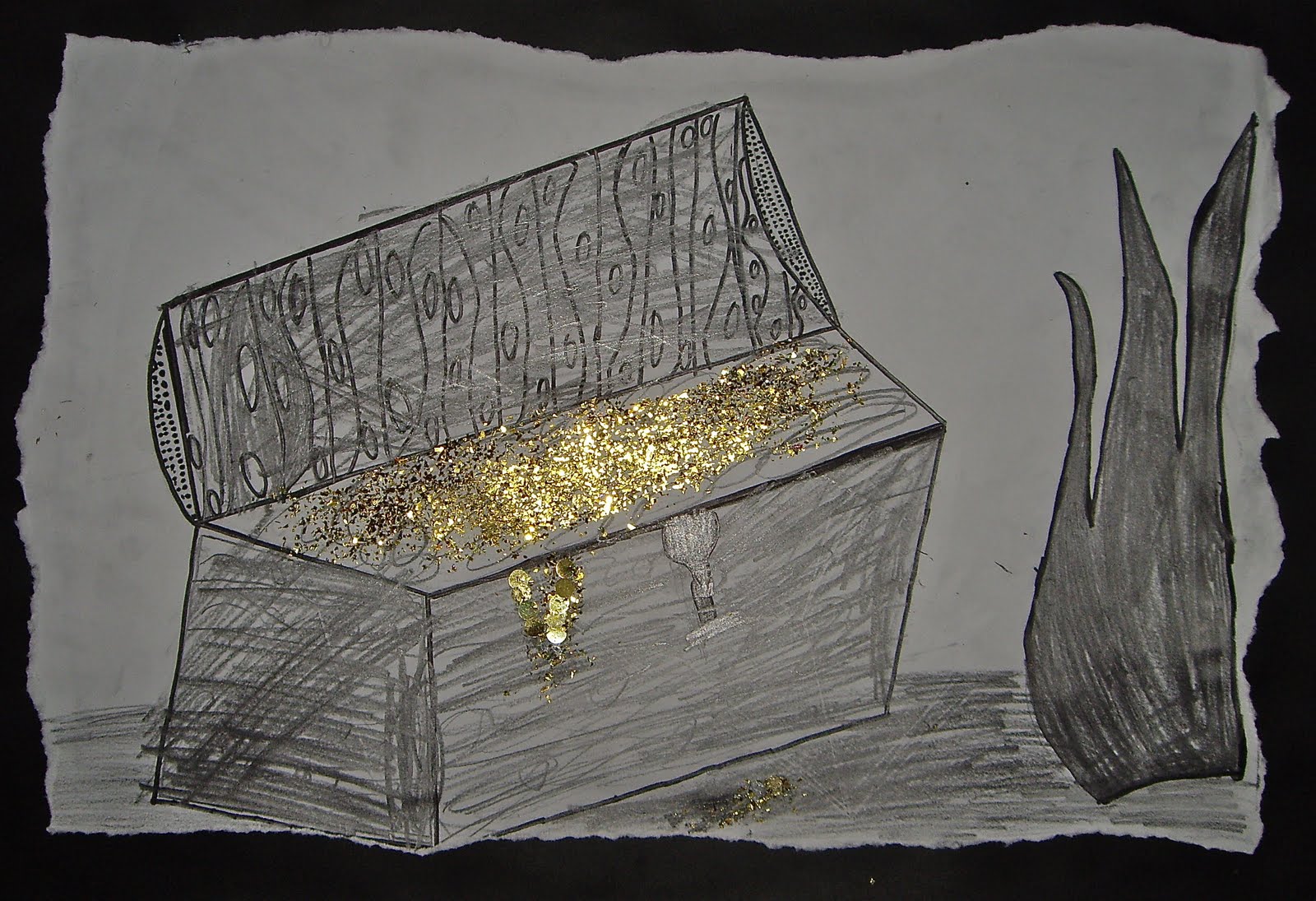 Use Your Coloured Pencils: Treasure Chest Drawings