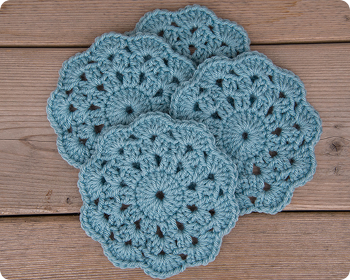 Crafty Cucumber: Crochet Coasters