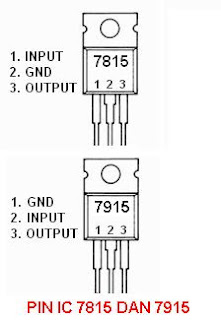 Cara Menambah Amper IC Regulator 7815 dan 7915