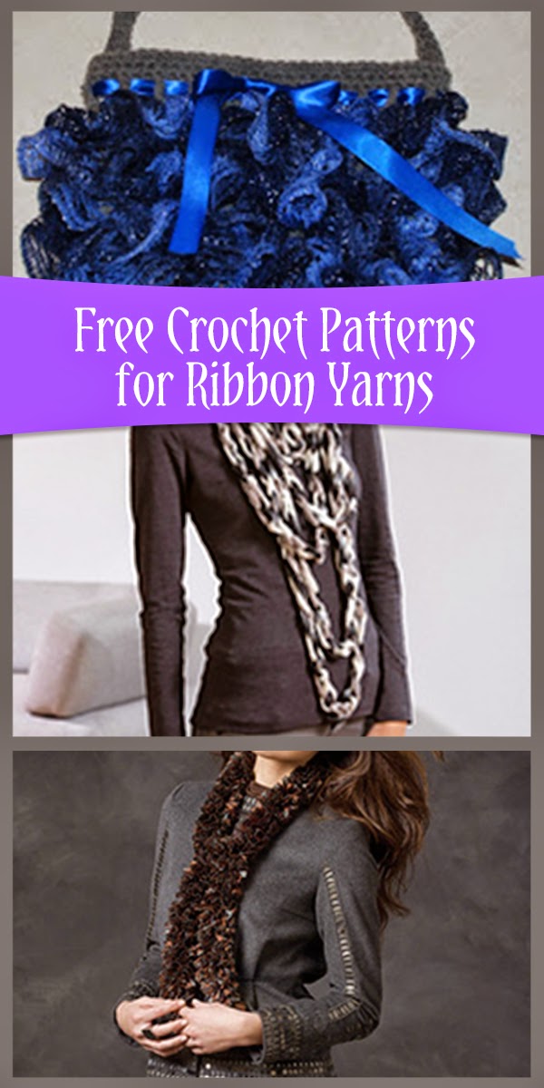 I'd Rather Be Hookin': Free Ribbon Yarn Pattern Round Up