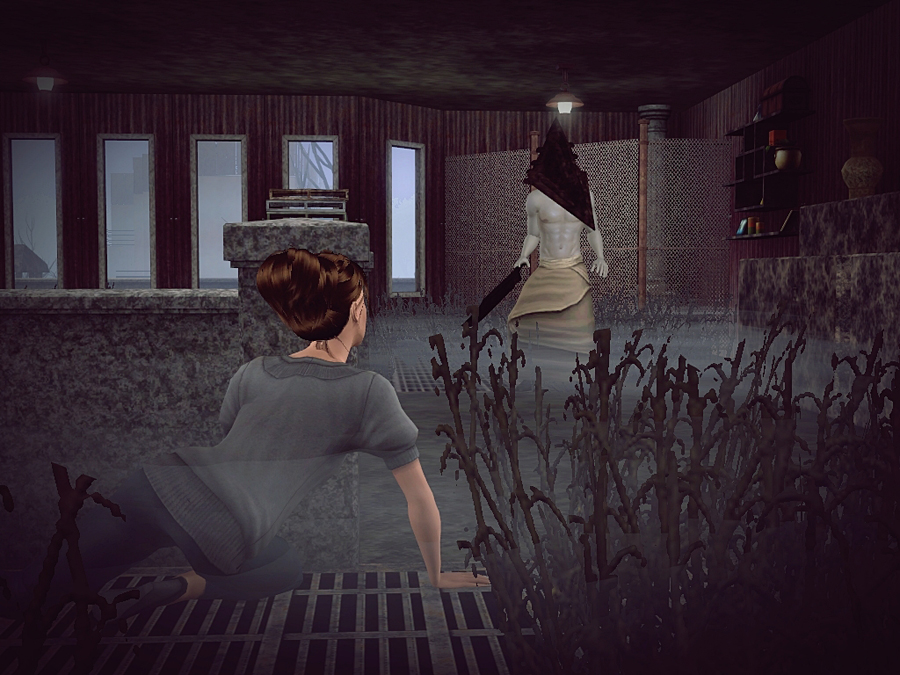 My Sims 3 Blog: Pyramid Head by Juliana