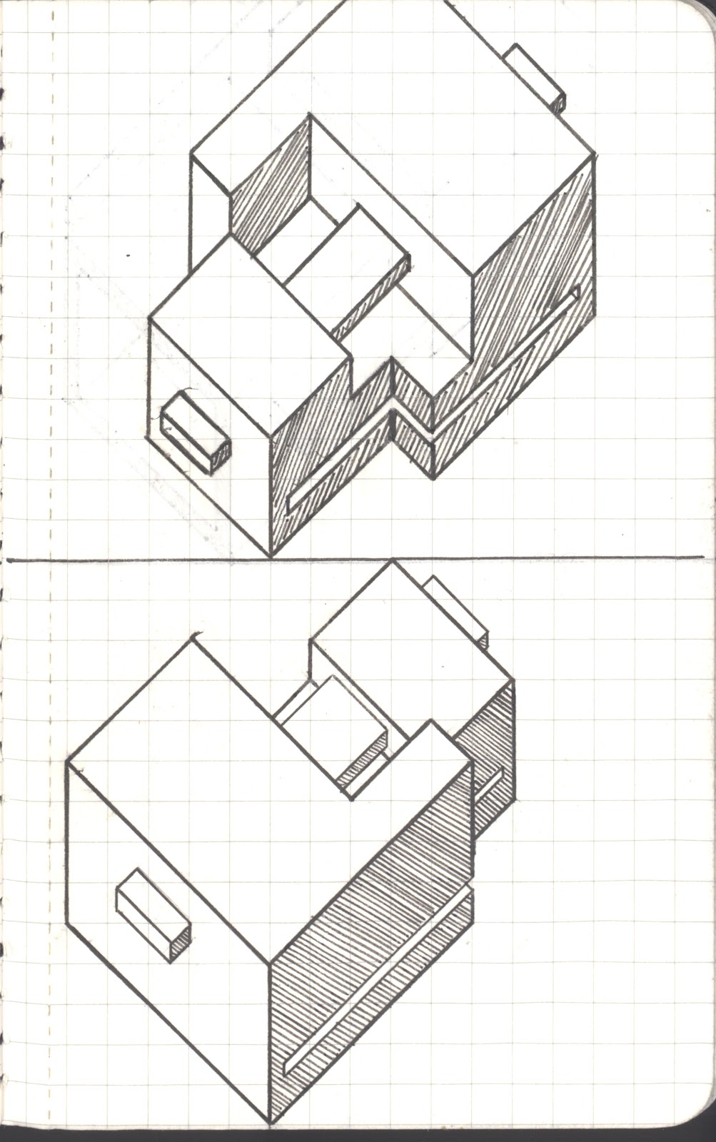 Axonometric Drawings | Gabriel Chan