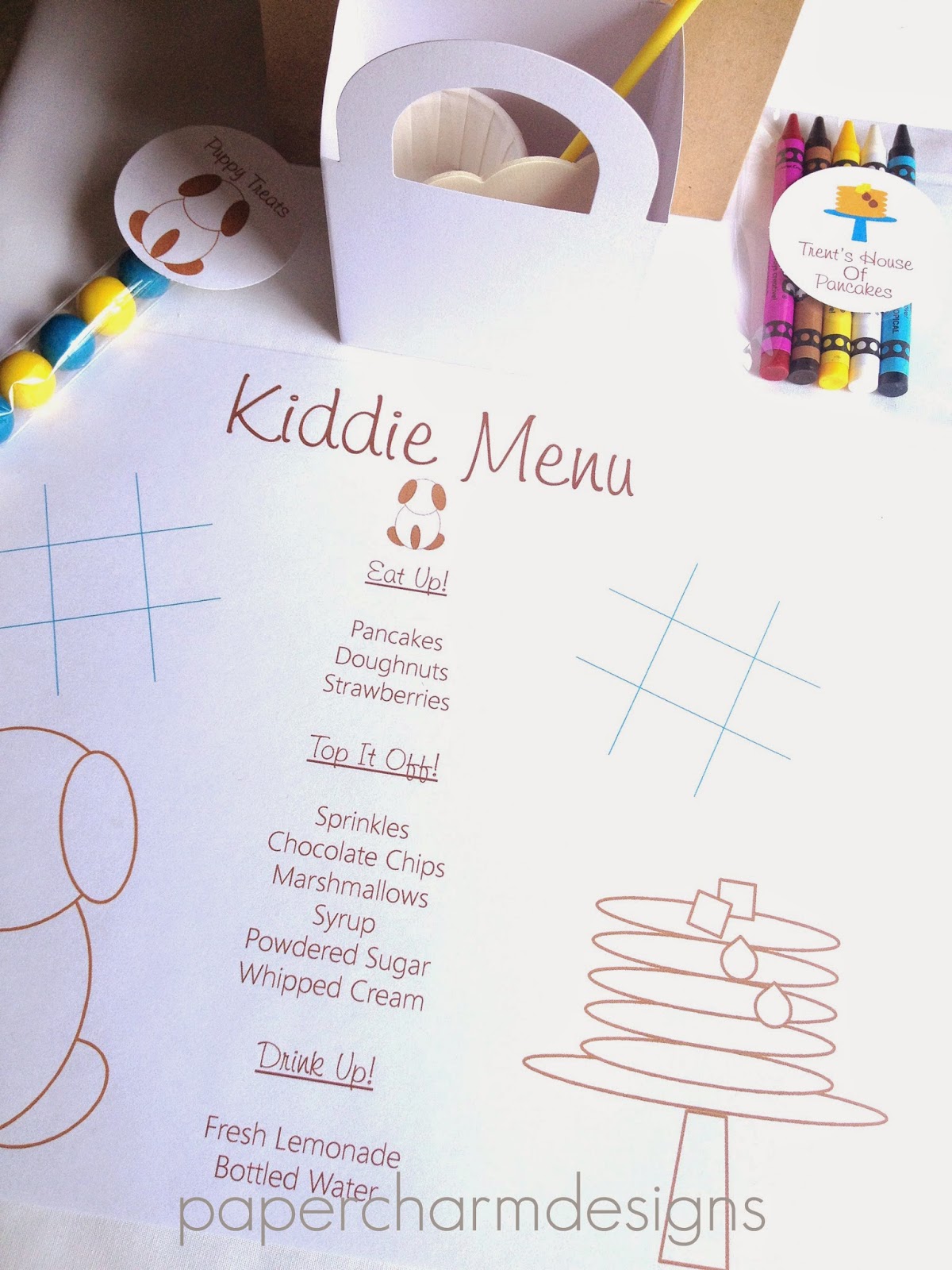 PaperCharm: Puppy, Pancake, and Pajama Birthday Party