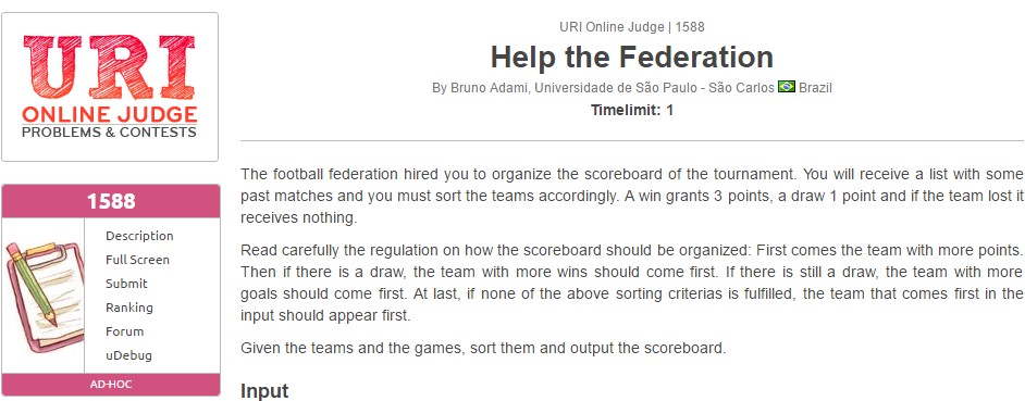 Uri Solution 1588 Help The Federation Solution In C Ad Hoc Uri Online Judge Solution
