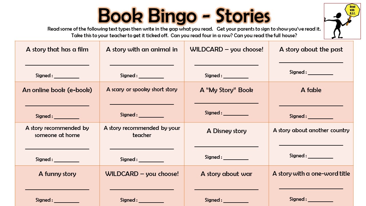 Mrs P Teach: Book Bingo