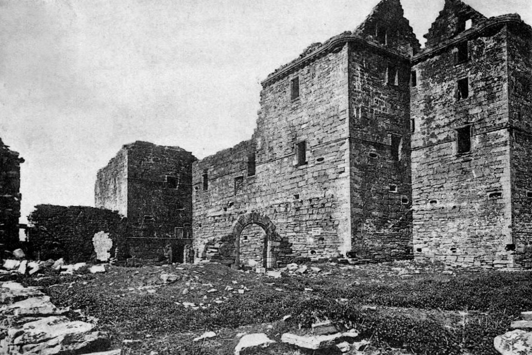 Tour Scotland: Old Photographs Noltland Castle Westray Scotland