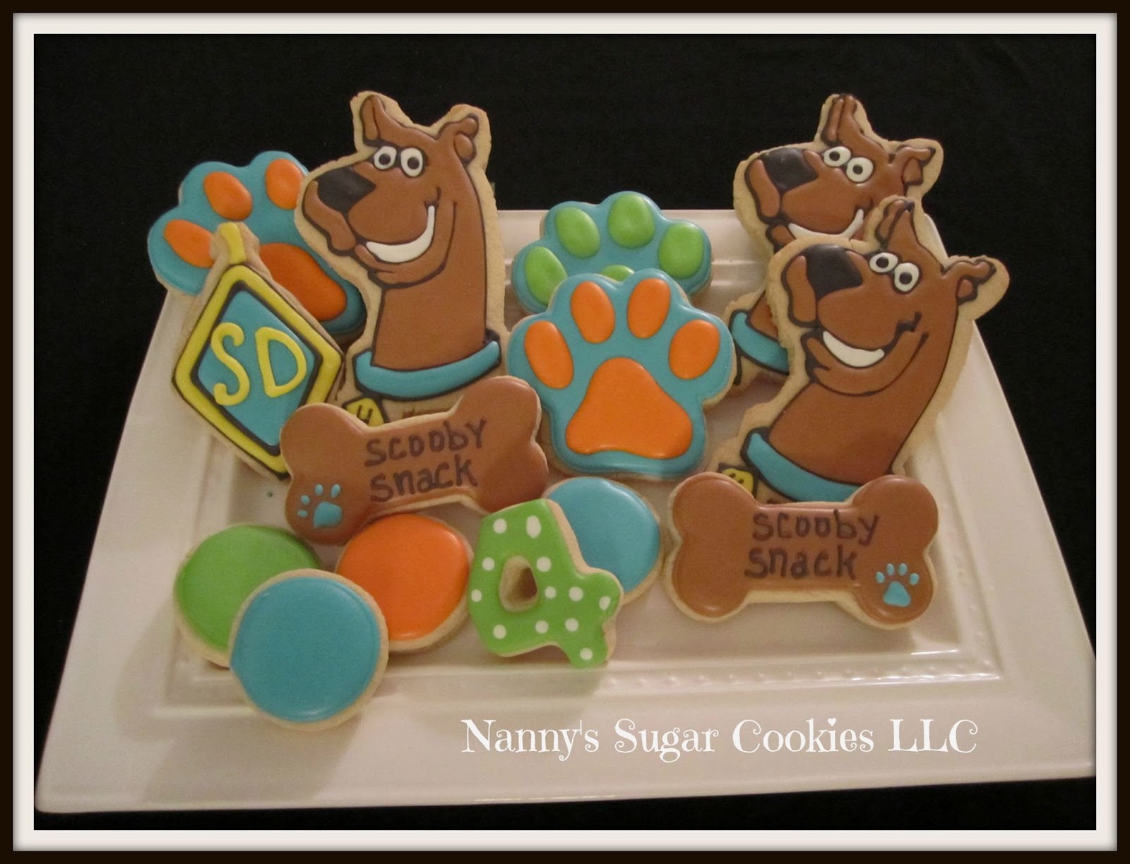 Nanny's Sugar Cookies LLC: Ruh Roh... Scooby Doo Has Some Celebrating To Do