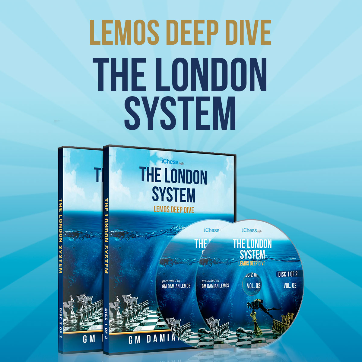 chess: dvd couese :The London System by GM Damián Lemos Lemos Deep Dive ...