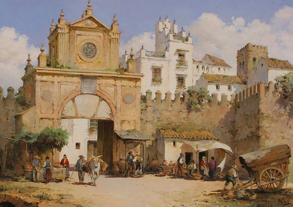 Historia y evolución de la pintura artística : Paisajes Coloniales de ...