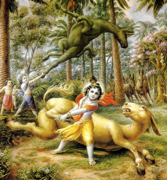 Krishna fighting and killing the evil forces of Kansa | Latest Krishna ...