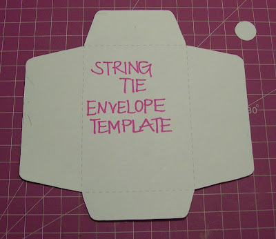 A Crafty Island Girl: DIY: String Tie Envelopes