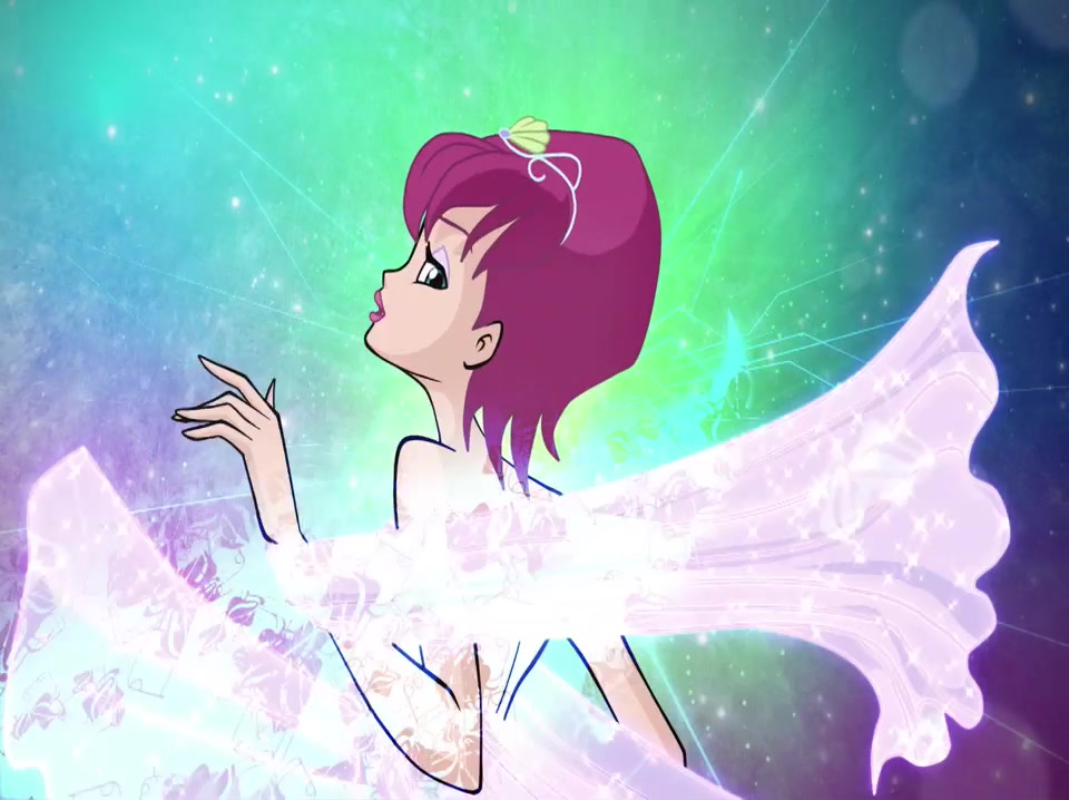 Imágenes de la transformación Tecna Harmonix HD - Winx Club All