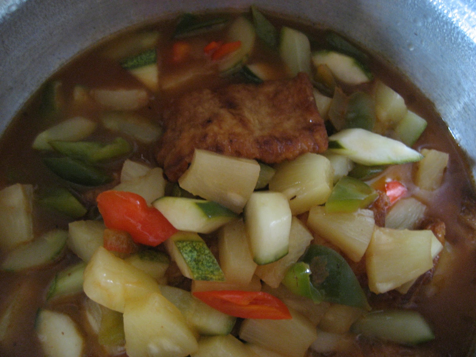 Cooking Pleasure: Sweet and Sour Vegetarian Tau Pau