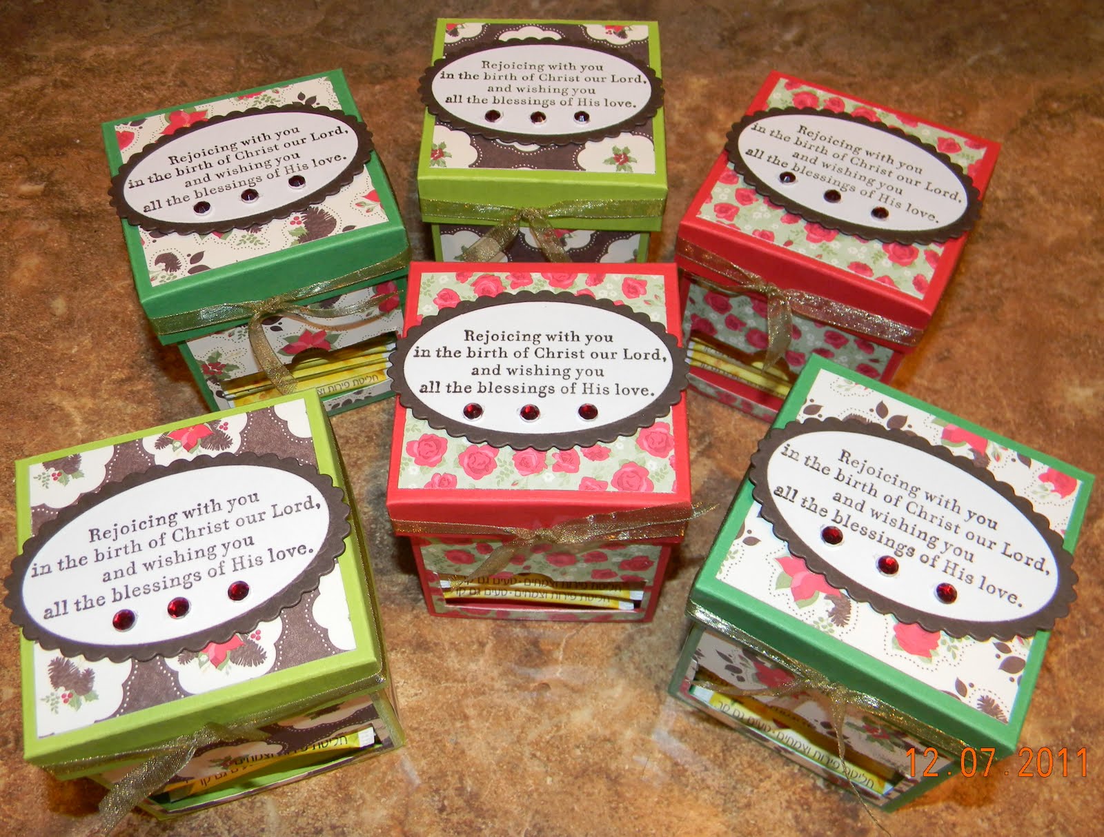 A Place To Be Me...: Mini Tea Boxes...