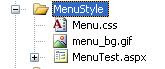 Styling Asp.Net Menu control with CSS - Example