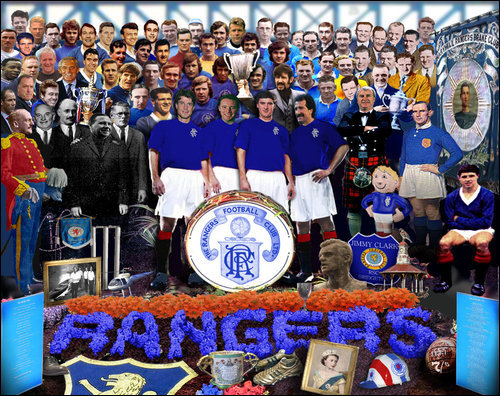 ANOTANDO FÚTBOL *: FOTOS HISTÓRICAS DEL GLASGOW RANGERS I