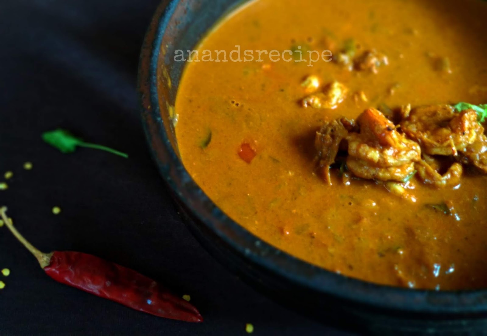 Prawns / Chemeen Curry Kerala Style