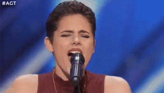 Video: Calysta Bevier scores a Golden Buzzer "Fight Song",America's Got ...