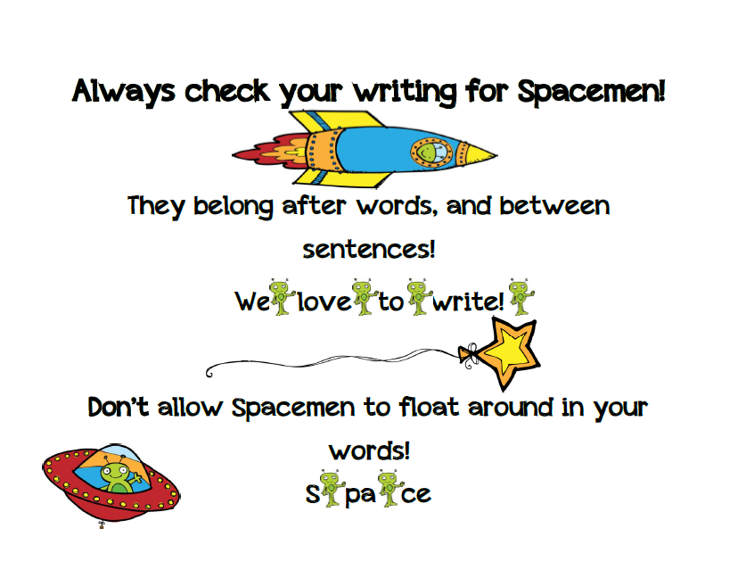 Tangled Up Teaching: Spacemen Writing
