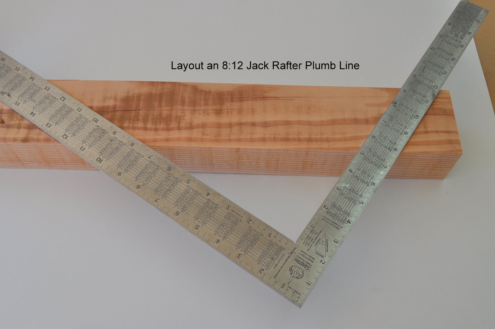Roof Framing Geometry: How to Layout Jack Rafter Side Cut Angles using ...