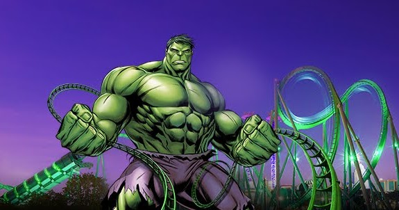 The Best Roller Coaster : The Incredible Hulk Roller Coaster
