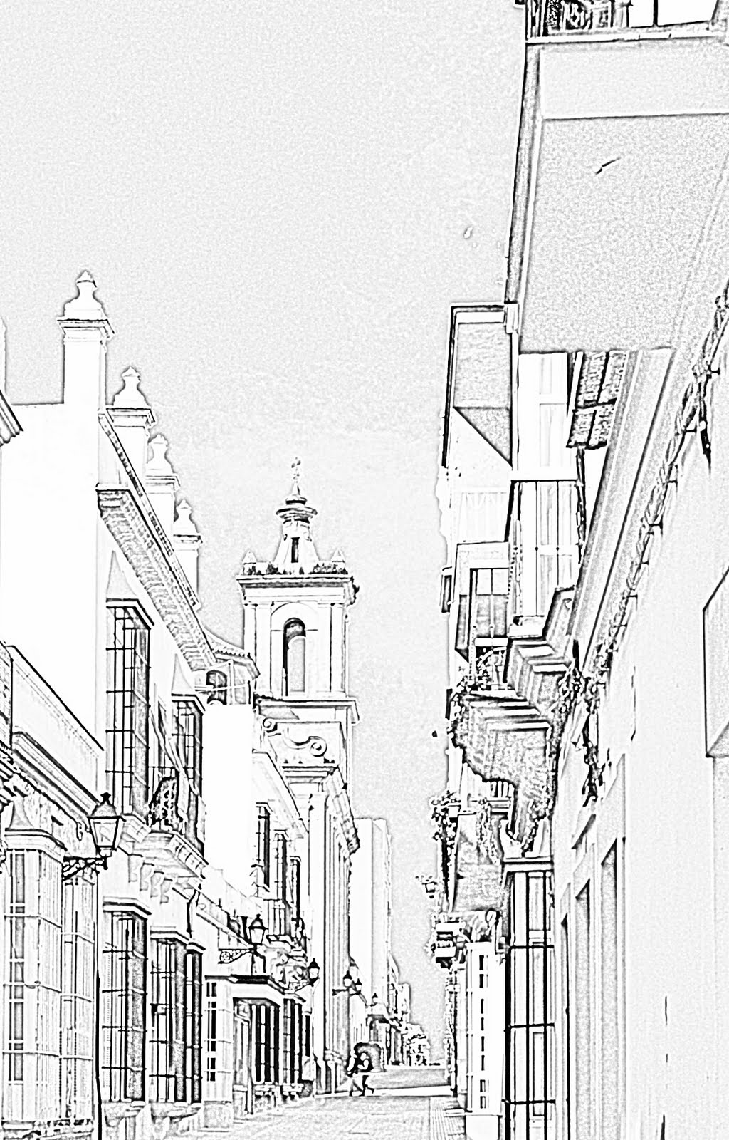 Acuarela y mucho más: El boceto a lápiz