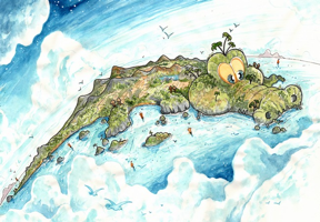 The Multicolored Diary: Crocodile island (Following folktales around ...