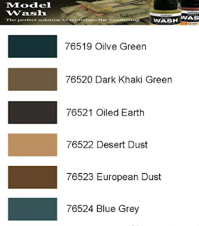 MTSC's News From The Front: Vallejo Adds 6 New Model Washes to Range