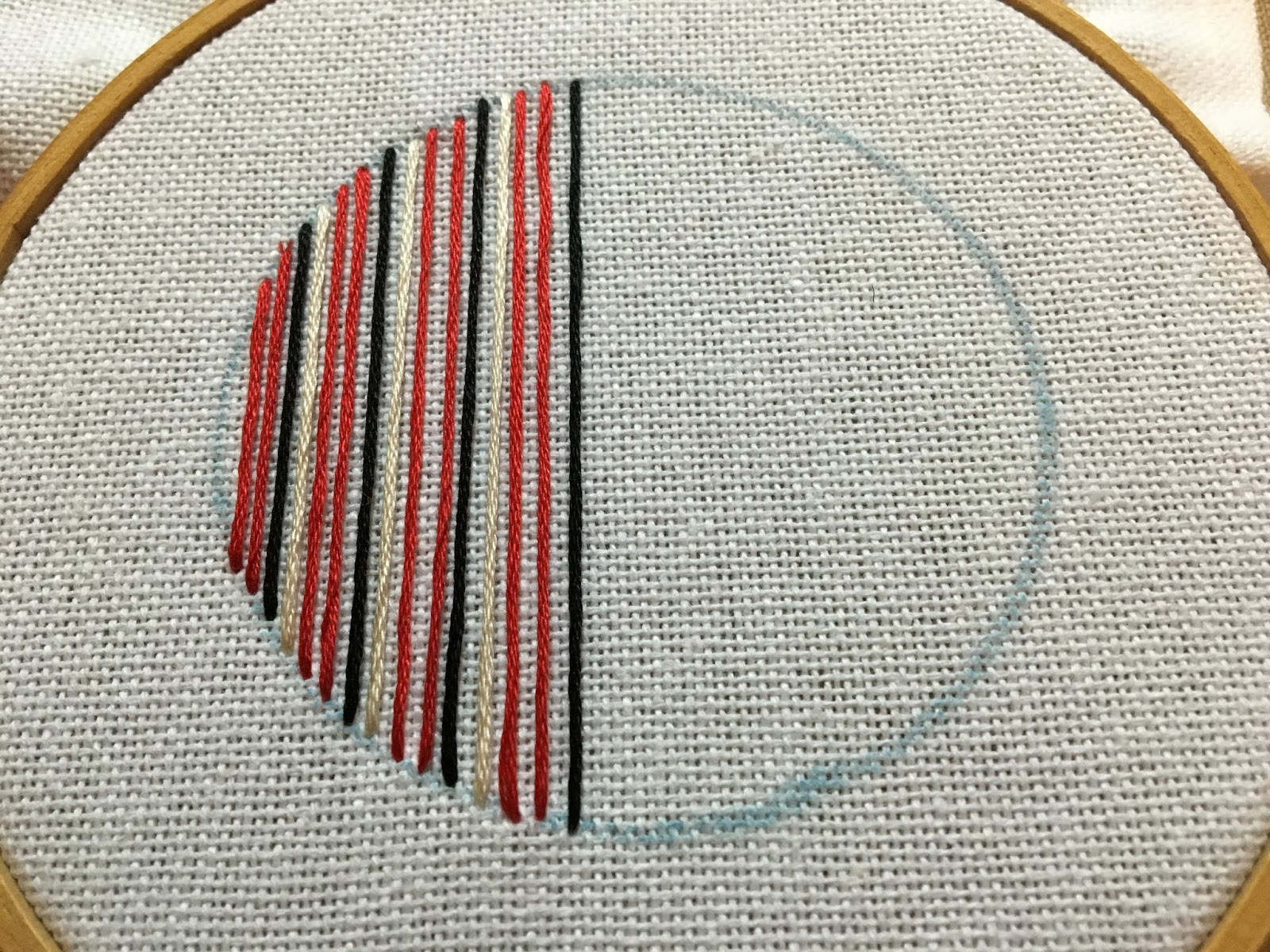 feeling stitchy: MooshieStitch Monday: Needle Weaving Plaid