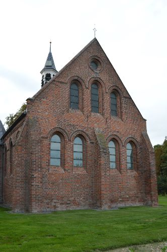 Romaanse kunst & architectuur: Hof te Zandekerk te Kloosterzande (Zeeland)