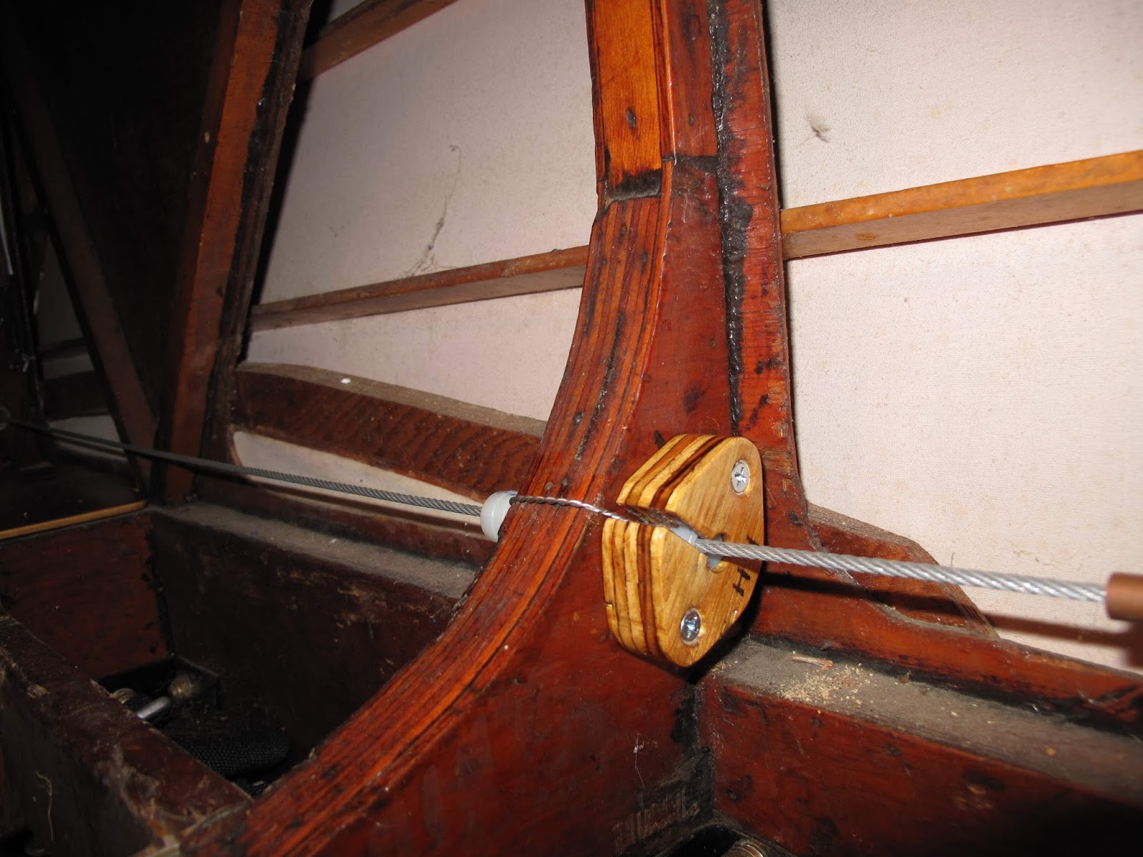 Fly Baby N4284C - Memories and Adventures: Rudder Stops