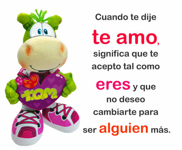 Frases Romanticas: cuando te digo que te amo significa que te acepto ...