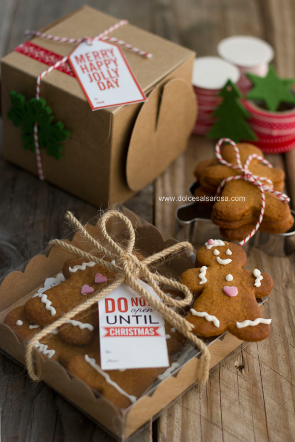 Gingerbread cookies in a jar | Dolce Salsarosa