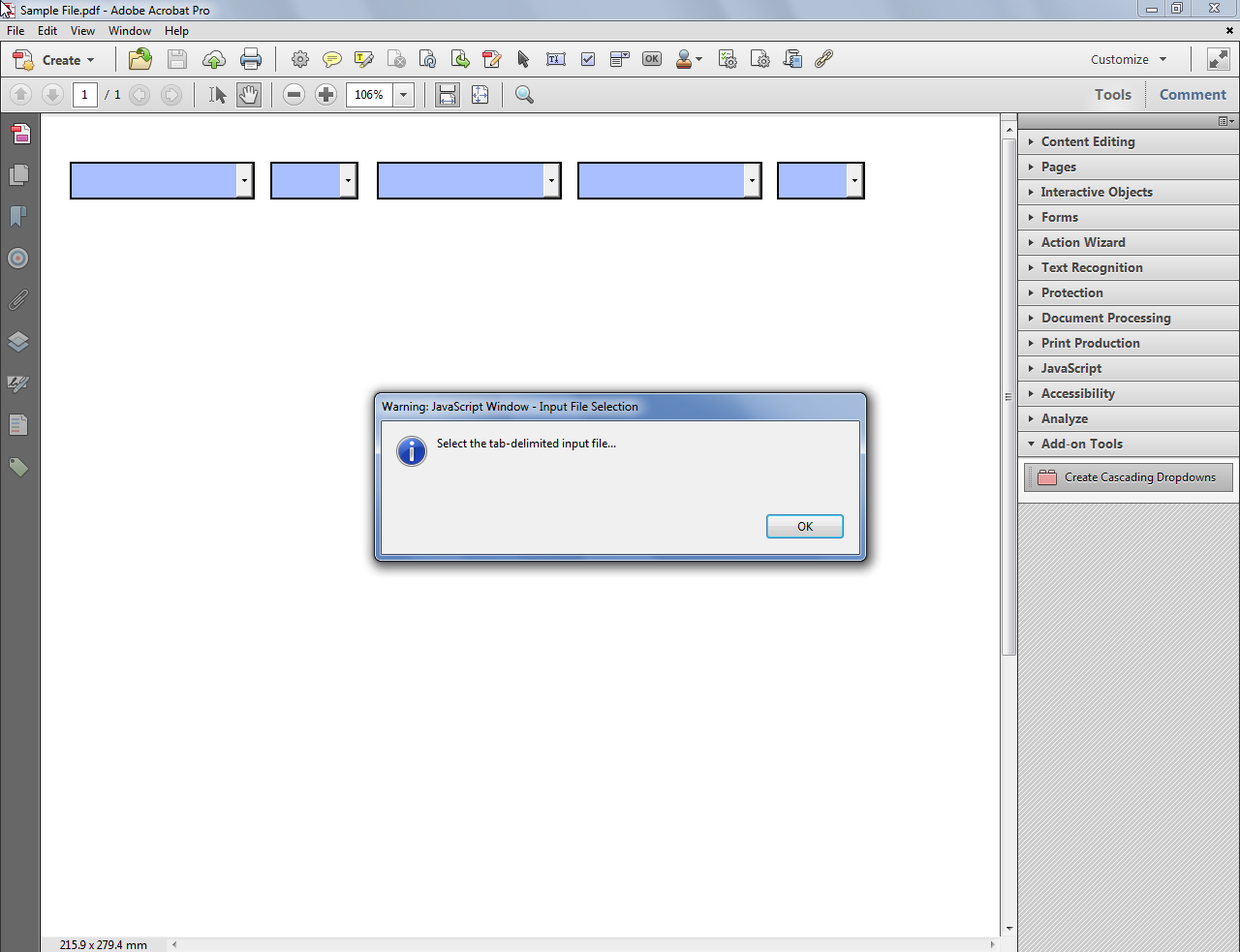 Custom-made Scripts for Adobe® Products: Acrobat -- Create Cascading ...
