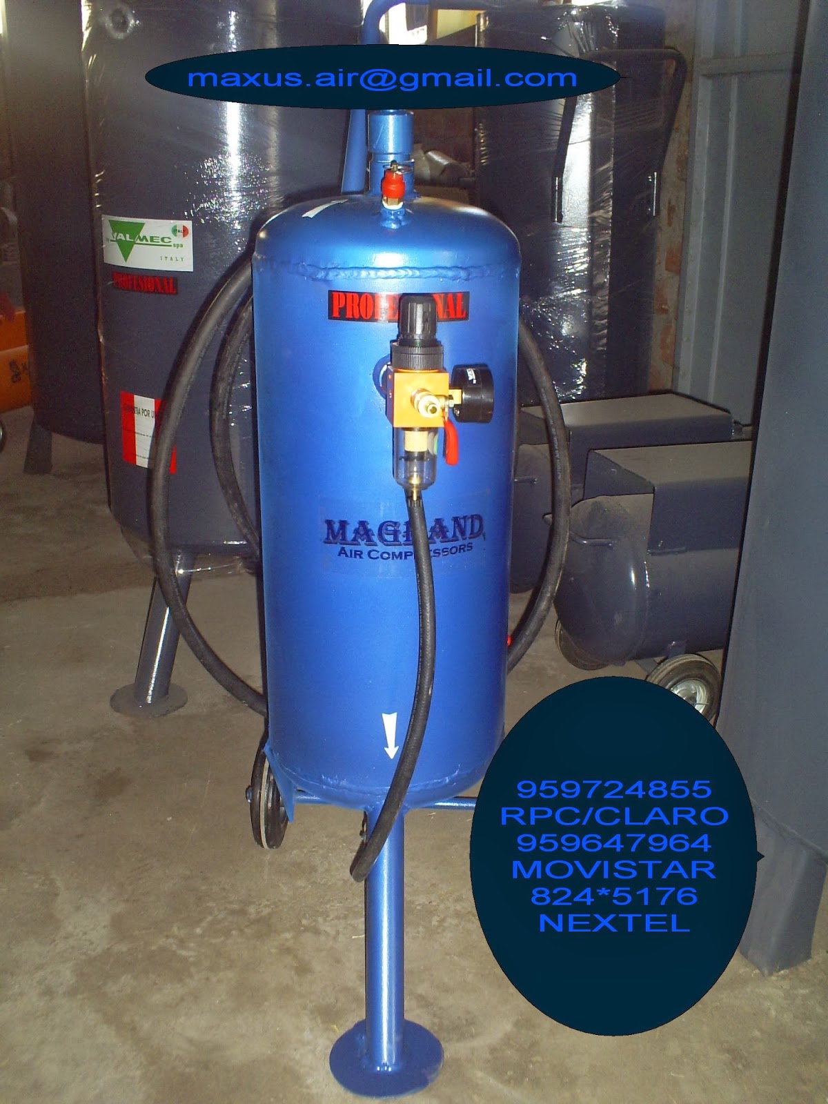 Arenadoras Profesionales e Industriales marca MAGRAND.