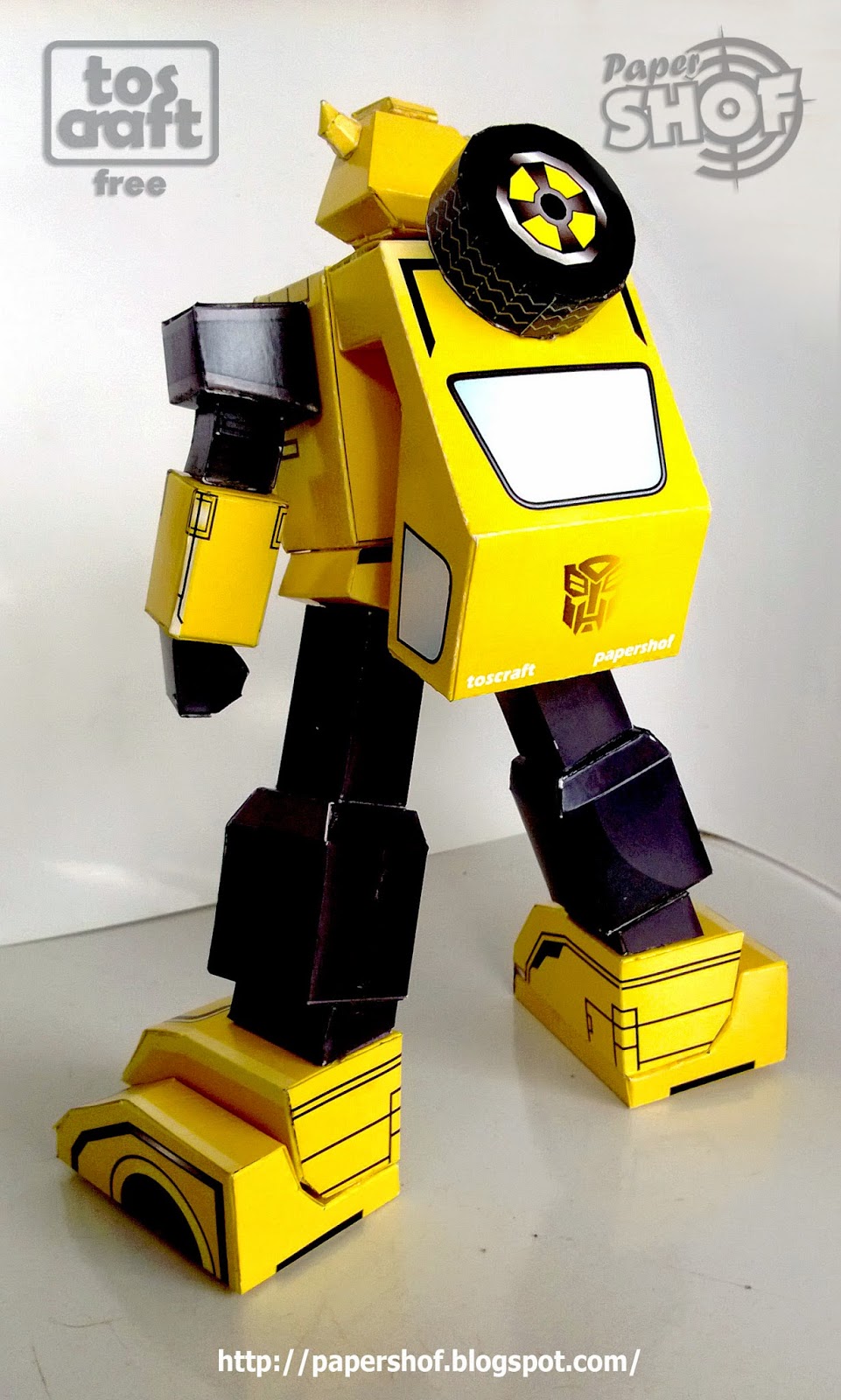 PaperShof: Bumblebee G1 Papercraft
