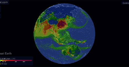 Maps Mania: Live Air Pollution Maps