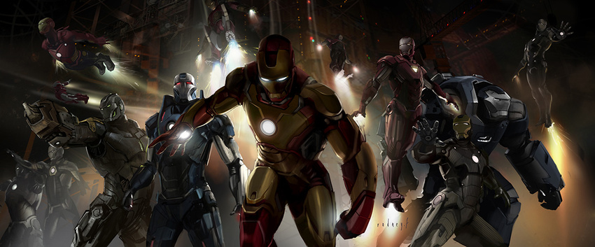 IRON MAN 3 Concept Art by Andy Park, Rodney Fuentabella and Josh Nizzi ...