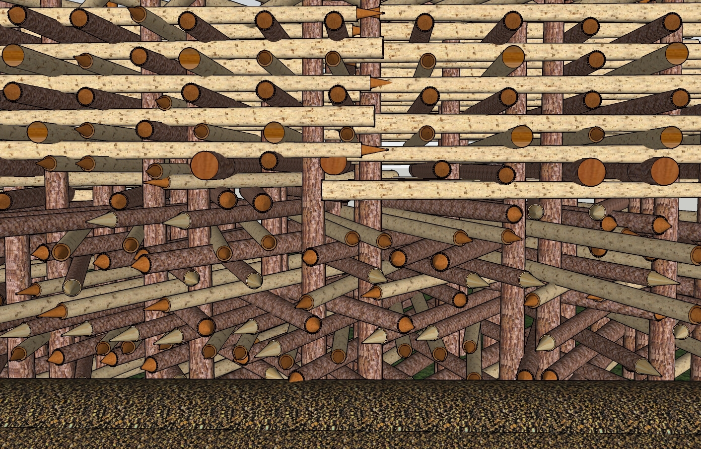 Terra Forming Terra: Virtual Archaeology; A Roman Timber Rampart