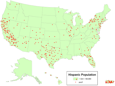 Mason's Map Blog: Dot Distribution Map